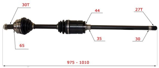 BMW X5 - E53 - 3.0 / 4.4 / 4.6 / 4.8L - 6CYL & V8 Right Hand Front CV ...